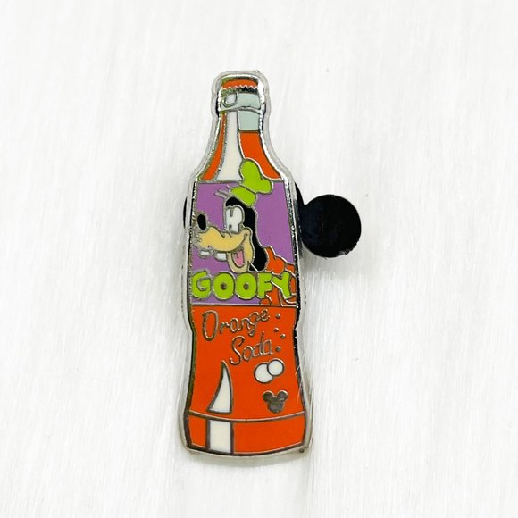 Disney | Jewelry | 525 Disney Goofy Soda Bottle Collection Pin | Poshmark